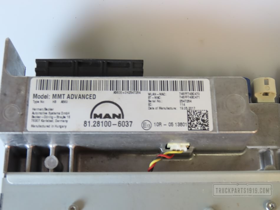 Radio MMT ADVANCED MAN 81281006037 - Truckparts 1919