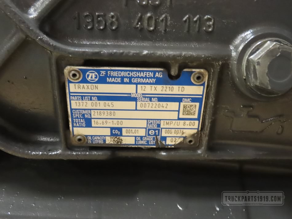 Traxon gearbox 12TX2210TD 2021008 - Truckparts 1919